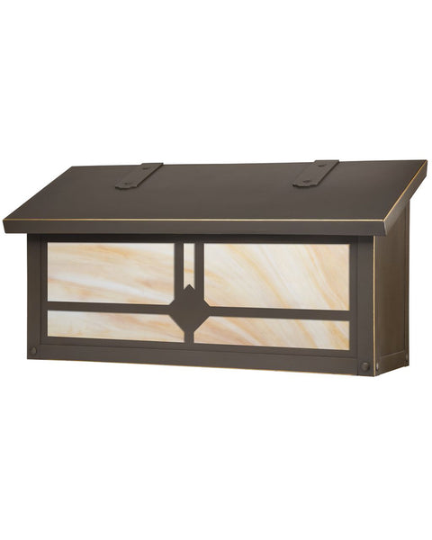 Mission Diamond Horizontal Wall Mount Mailbox | Maclin Studio
