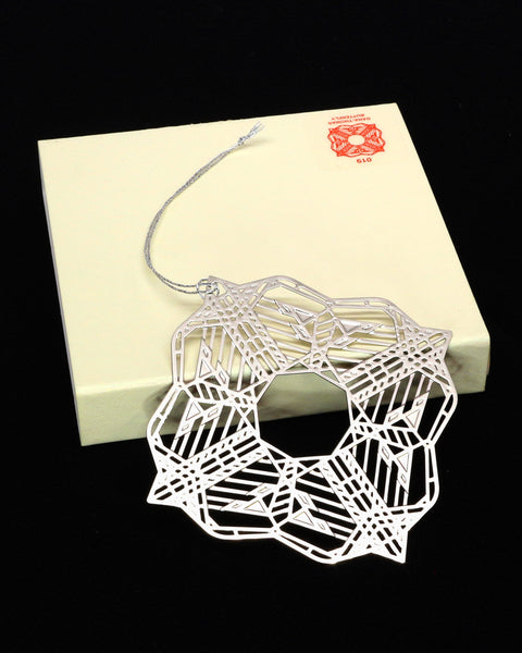 Frank Lloyd Wright Dana-Thomas Butterfly 2D Gift Ornament | Maclin Studio