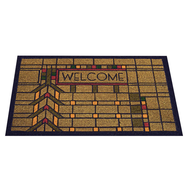 Frank Lloyd Wright Colored Martin House Welcome Doormat | Maclin Studio
