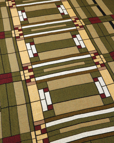 Frank Lloyd Wright Oak Park Tapestry Throw | Maclin Studio