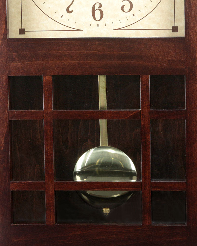 Amish McCoy Craftsman Mantel Clock - Brown Maple | Maclin Studio