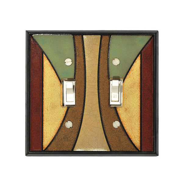Craftsman Ceramic Tile Switchplate | Maclin Studio